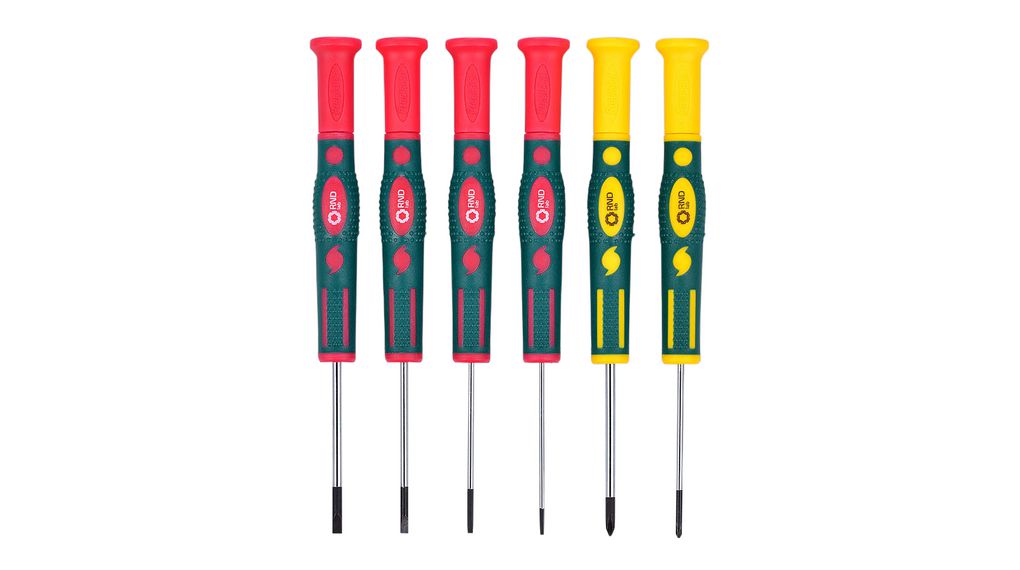 RND 550-00197 | RND Screwdriver Set, 6pcs, Phillips / Slotted | Distrelec International